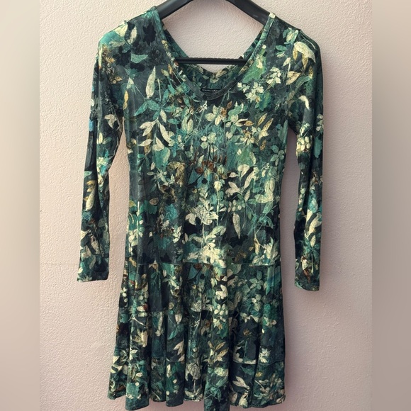Peruvian Connection | Dresses | Peruvian Connection Leafy Long Sleeve ...